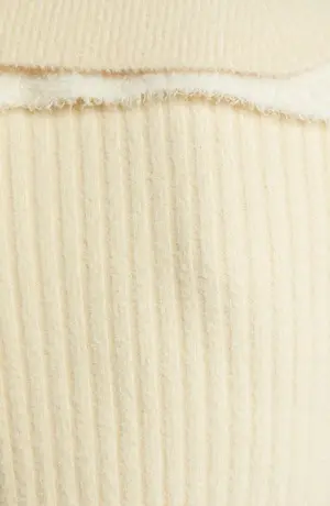 HOUSE OF SUNNY Peggy Rib Crop Cardigan
