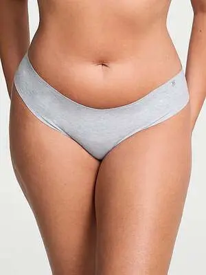 Victoria's Secret No-show Thong Panty Grey