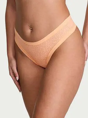 Victoria's Secret No-show Thong Panty Orange