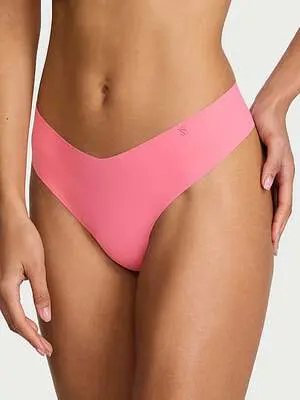 Victoria's Secret No-show Cotton Thong Panty - Pink