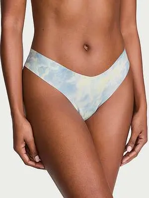 Victoria's Secret No-show Cotton Thong Panty - Print