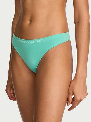 Victoria's Secret Seamless Thong Panty - Blue
