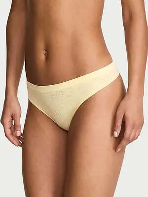 Victoria's Secret Seamless Thong Panty - Yellow