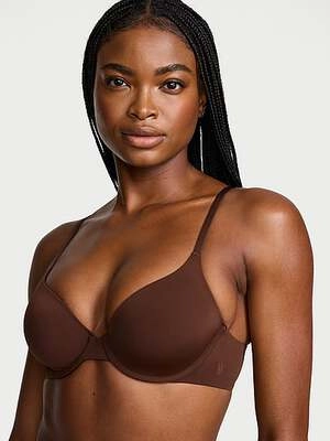 Victoria's Secret The T-shirt Smooth Lightly Lined Full-coverage Bra - Brown