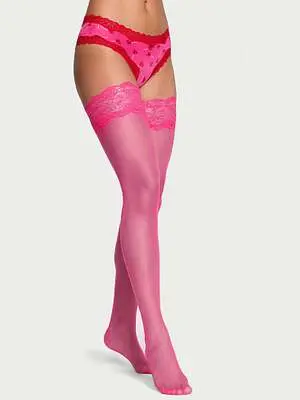Victoria's Secret Very Sexy Gradient Shine Thigh Highs Pink