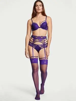 Victoria's Secret Very Sexy Gradient Shine Thigh Highs - Purple