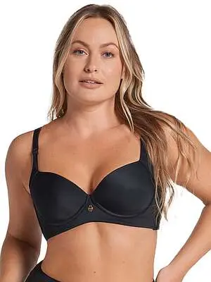 Victoria's Secret Leonisa Shapewear Back Smoothing Full Coverage Bra - Black