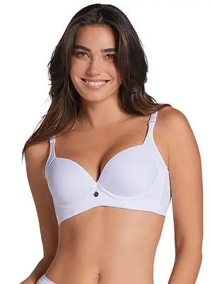 Victoria's Secret Leonisa Shapewear Back Smoothing Full Coverage Bra - White,ivory