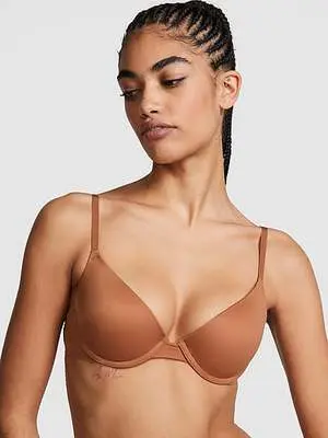 Pink Wear Everywhere Push-up Bra Brown