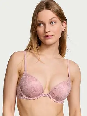 Victoria's Secret Body By Victoria Push-up Smooth Bra Floral