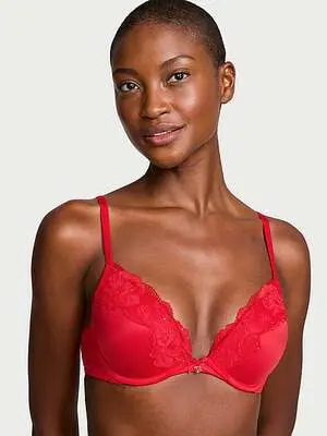 Victoria's Secret Body By Victoria Push-up Smooth Bra Red