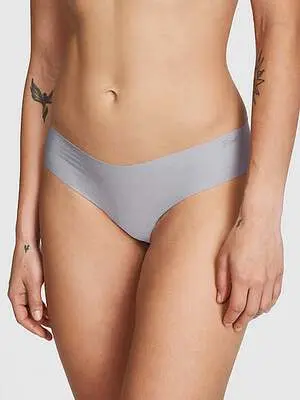 Pink No-show Thong Panty - Grey