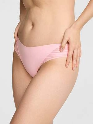 Pink No-show Thong Panty - Pink
