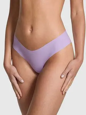 Pink No-show Thong Panty - Purple
