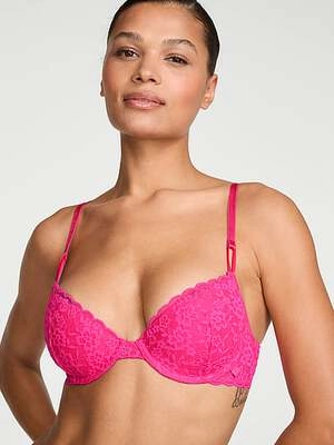 Victoria's Secret Sexy Tee Lacie Lightly Lined Demi Bra - Pink