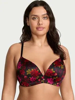 Victoria's Secret Very Sexy So Obsessed Smooth Wireless Push-up Bra Floral