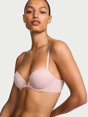 Victoria's Secret Love Cloud Smooth Lightly Lined Plunge Demi Bra Beige