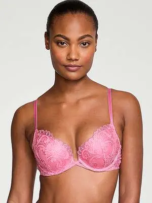 Victoria's Secret Dream Angels Lace Push-up Bra Multicolored
