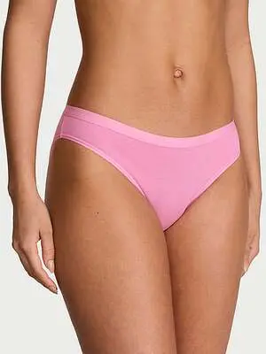 Victoria's Secret Stretch Cotton Bikini Panty - Pink