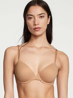 Victoria's Secret Love Cloud Smooth Lightly Lined Full-coverage Bra - Beige