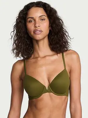 Victoria's Secret Love Cloud Smooth Lightly Lined Full-coverage Bra Green