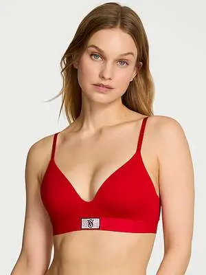 Victoria's Secret The T-shirt Ultra-fine Modal Lightly Lined Wireless Bra - Red