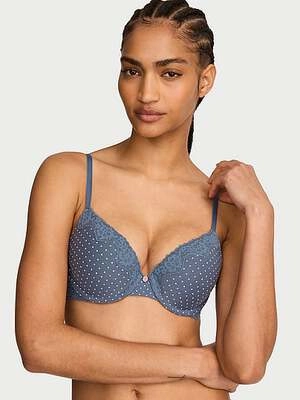 Victoria's Secret The T-shirt Perfect Shape Smooth Push-up Bra - Print