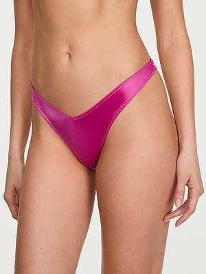 Victoria's Secret Very Sexy Rose Lace Overlay Thong Panty Pink