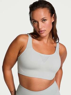 Victoria's Secret Vsx Featherweight Max Sports Bra - Grey