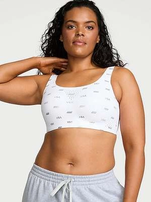 Victoria's Secret Vsx Featherweight Max Sports Bra - Print