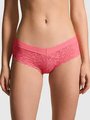 Pink No-show Hiphugger Panty - Orange