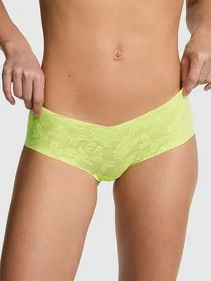 Pink No-show Hiphugger Panty - Yellow