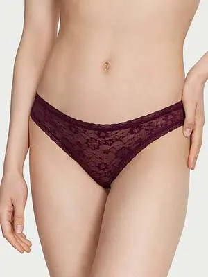Victoria's Secret The Lacie Lace Bikini Panty Red