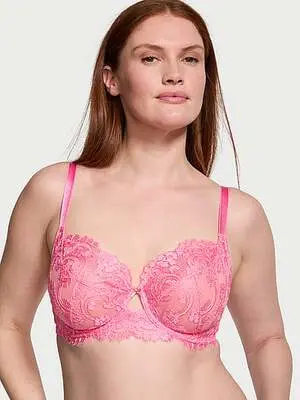 Victoria's Secret Dream Angels Fabulous By Sweet Melody Embroidery Unlined Full-cup Bra Multicolored