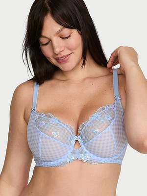Victoria's Secret Dream Angels Fabulous Watercolor Embroidery Unlined Full-cup Bra - Print