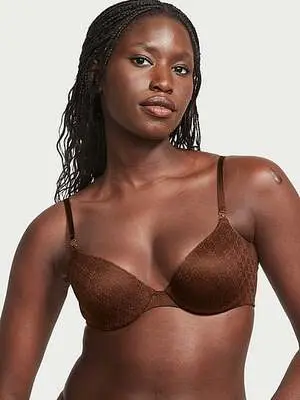 Victoria's Secret Very Sexy Icon By Push-up Demi Bra Brown