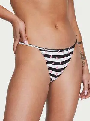 Victoria's Secret Stretch Cotton V-string Panty Multicolored