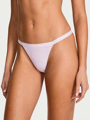 Victoria's Secret Stretch Cotton V-string Panty - Purple