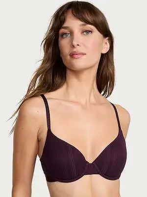 Victoria's Secret The T-shirt Ultra-fine Modal Lightly Lined Demi Bra - Purple