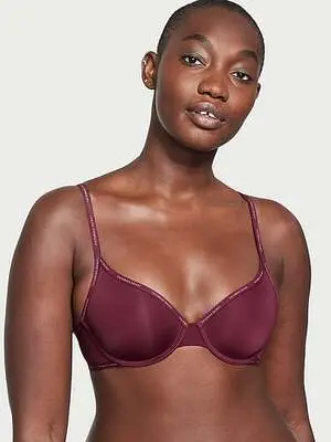 Victoria's Secret The T-shirt Ultra-fine Modal Lightly Lined Demi Bra - Red