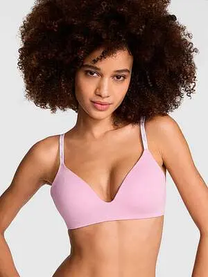 Pink Wear Everywhere Lightly Lined Wireless Bra Gold