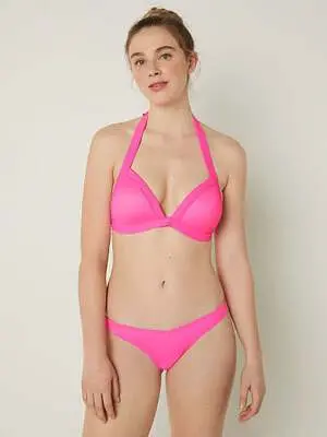 Pink PINK V-Front Itsy Bikini Bottom Pink