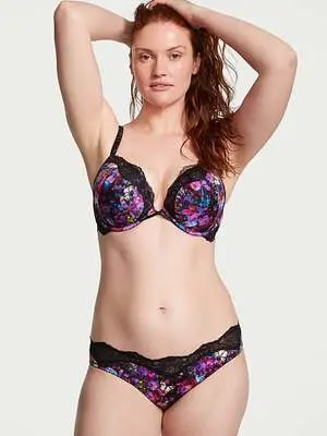 Victoria's Secret Very Sexy Shine Strap Brazilian Panty Floral