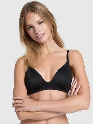 Pink Wear Everywhere Push-up Wireless Bra - Black