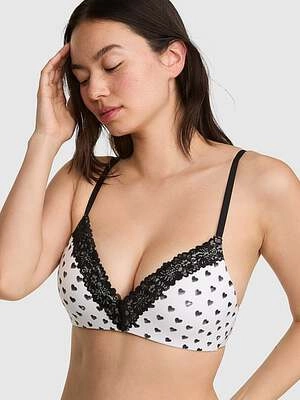 Pink Wear Everywhere™ Push-up Wireless Bra - Print