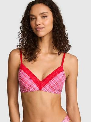 Pink Wear Everywhere™ Push-up Wireless Bra - Print