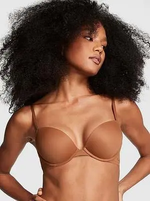 Pink Wear Everywhere Super Push-up Bra - Brown
