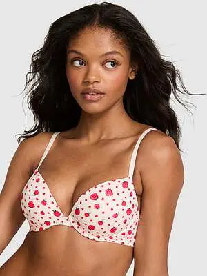 Pink Wear Everywhere Super Push-up Bra - Floral