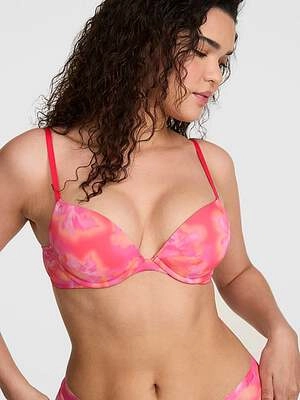 Pink Wear Everywhere™ Super Push-up Bra - Floral