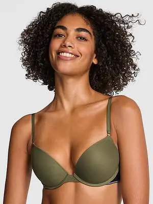 Pink Wear Everywhere Super Push-up Bra - Green